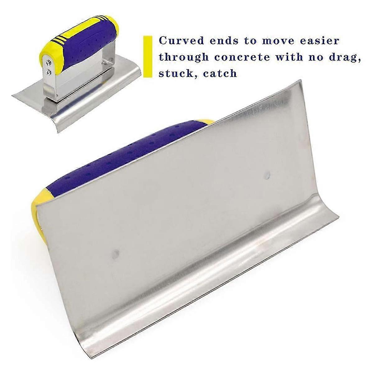 Stainless Steel Trowel Concrete Edger and Groover Tools Set Stucco ...