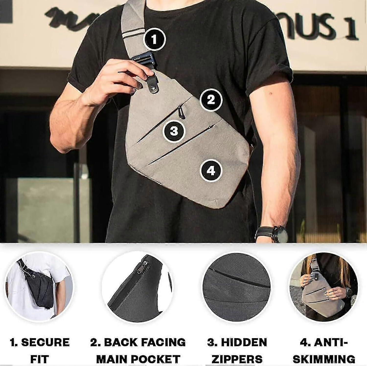 Anti Theft Travel Bag for Women, Anti Theft Bag, Anti Theft Crossbody ...