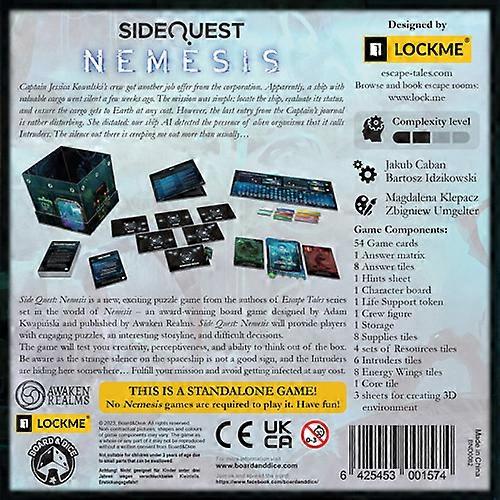 SideQuest Nemesis Premium High-Quality Fun Strategy Game for Tabletop ...