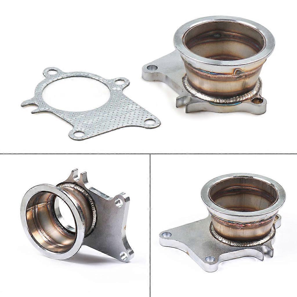 Stainless Steel Adapter for T3/T4 Turbo 5 Bolt to 3 inch V-Band Flange ...