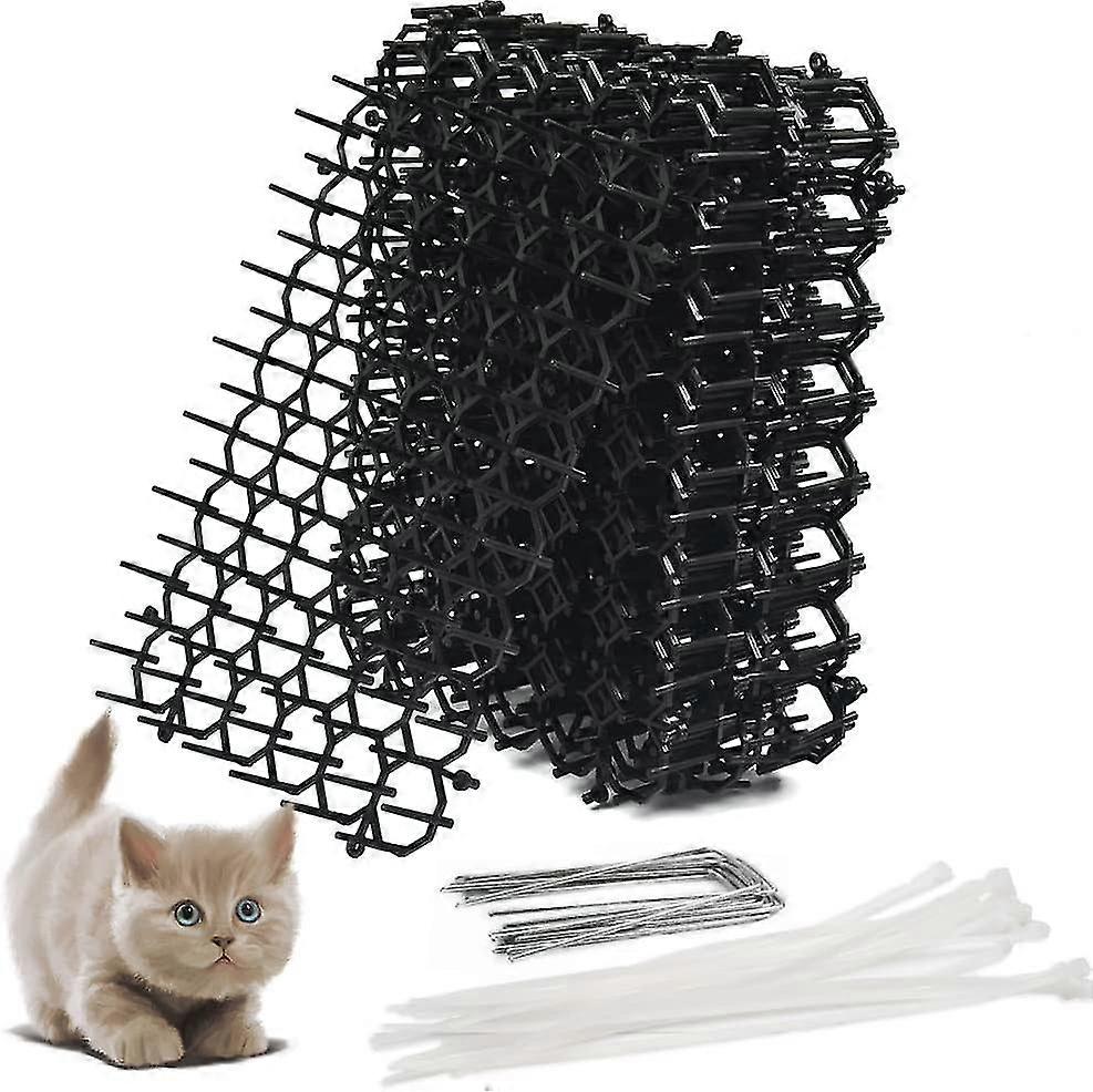 Anti-cat 12pcs Anti-cat Net With Spikes 20x15cm Mat With Spikes Cat ...