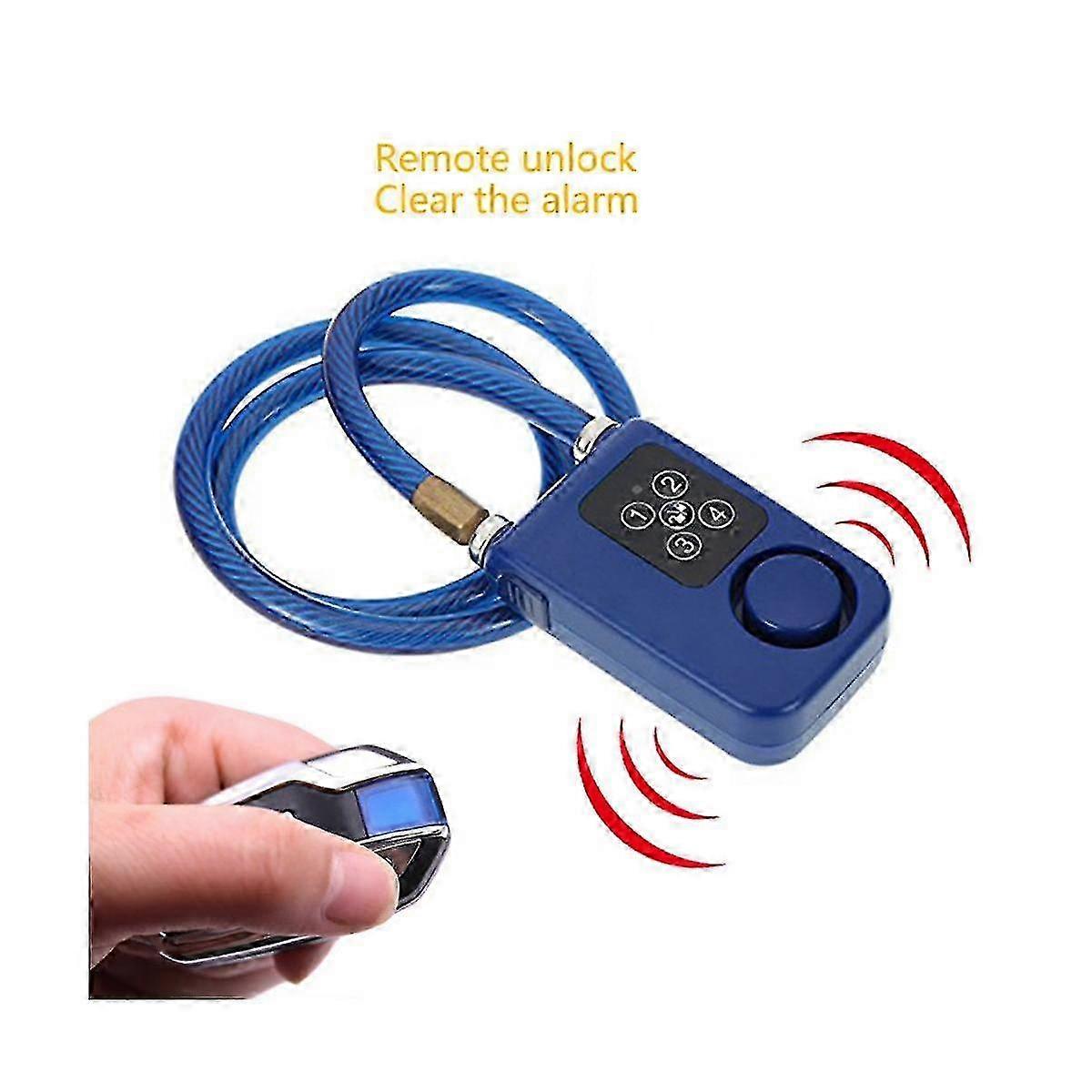 Cycling Security Lock Wireless Remote Control Anti-theft Vibration ...