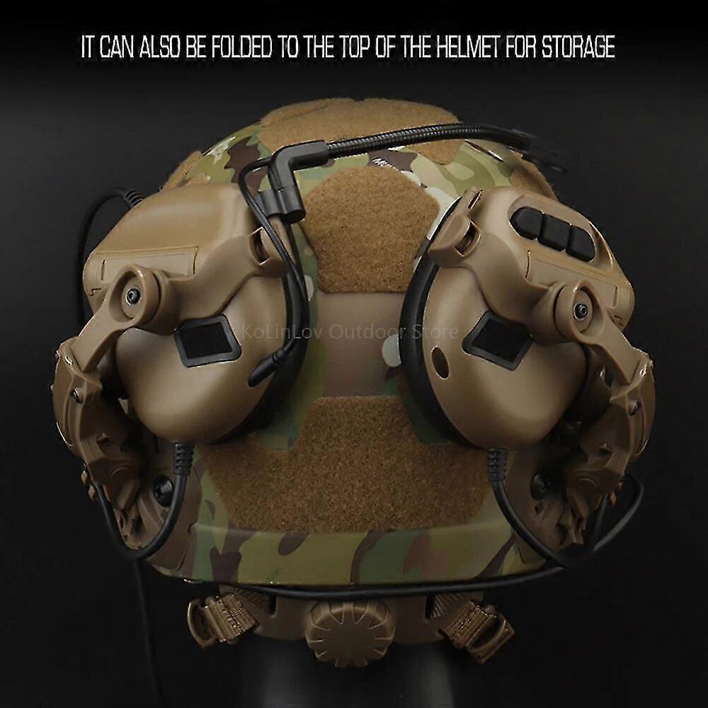 GEN 5 Tactical Headset Military Hunting Shooting Noise Cancelling Headphones for FAST Helmet OPS ...