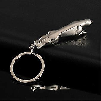 Fashion Men Car Auto Logo Jaguar Keychain Stylish Alloy Leopard Key ...