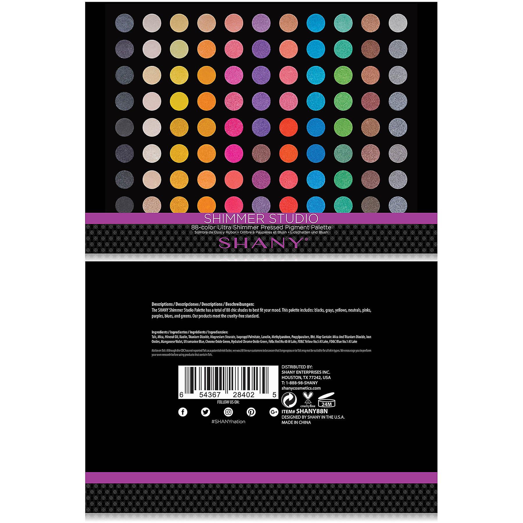SHANY Highly Pigmented Eyeshadow Palette | Fruugo UK