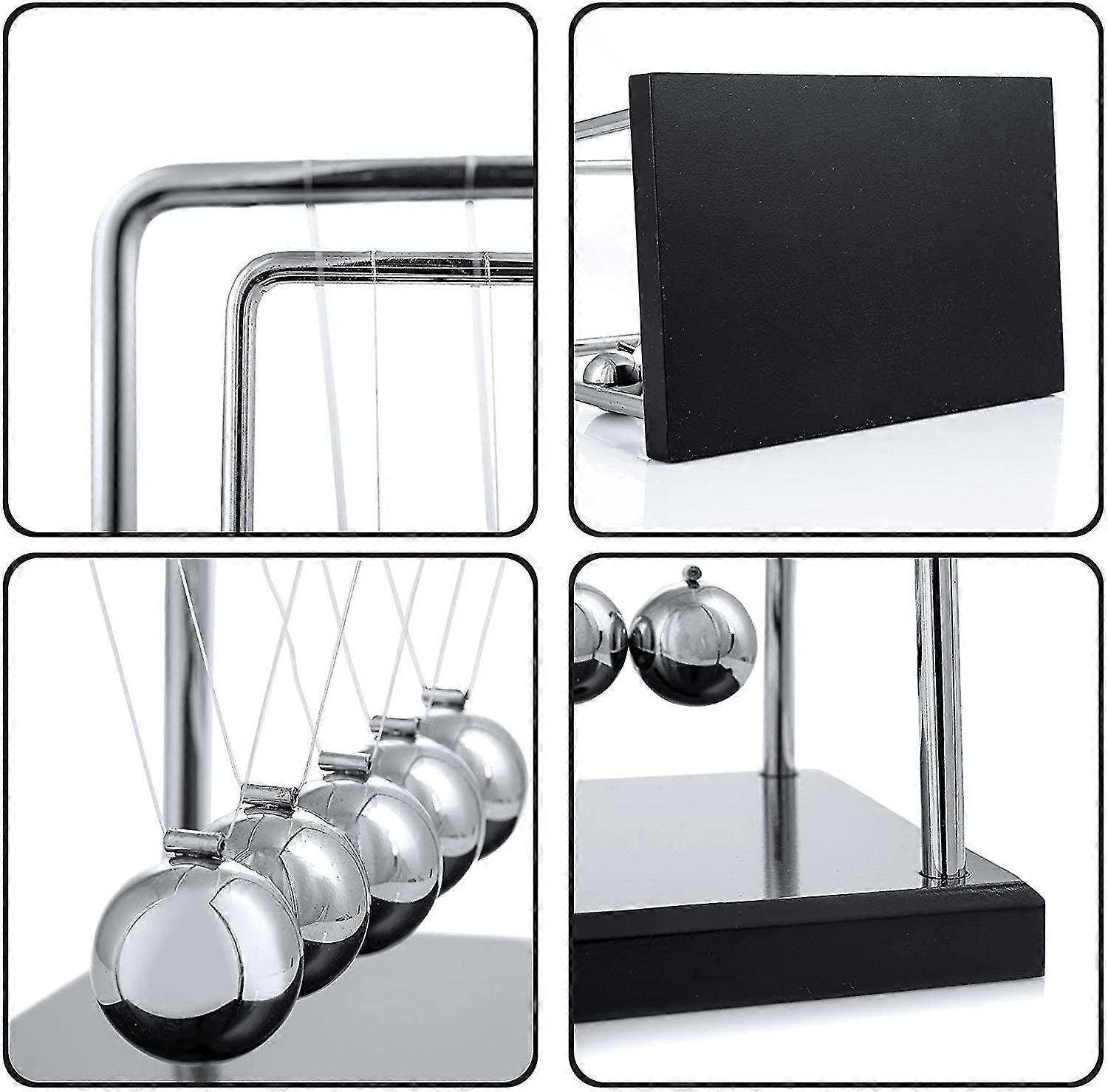 Newton Pendulum - Ball Game - 5 Balls Pendulum - Ball Pendulum For Desk ...
