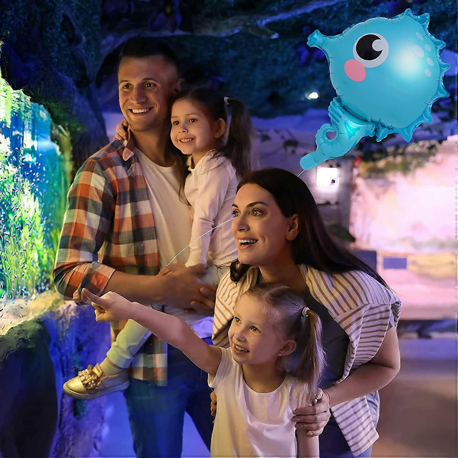 10 Pieces Ocean Animals Foil Balloons Large Ocean Animals Balloons ...