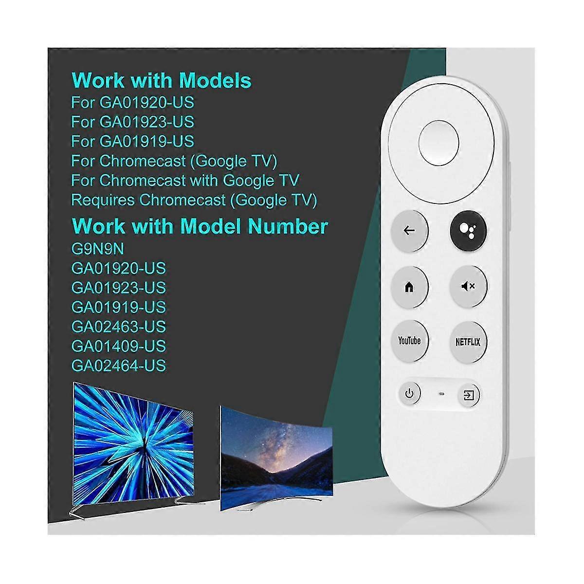Bluetooth IR Remote Control for Google TV Google Chromecast 2020 ...
