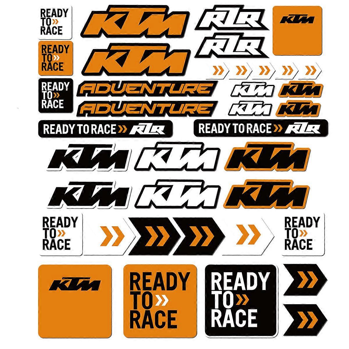 Ready To Race Ktm Vehicle Decals Decals Logo Rc390 Adventure Big Emblem ...