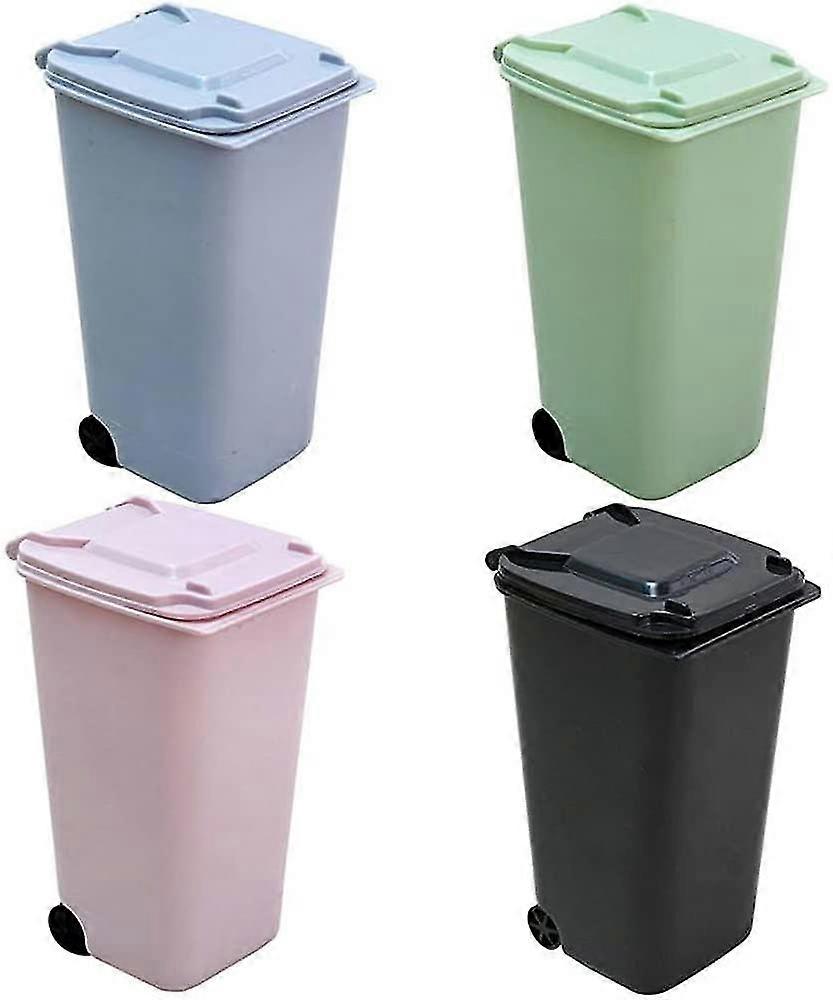 S Trash Can Mini Wheelie Trash Can Mini Trash Bin Desk Izer Mini Garba ...