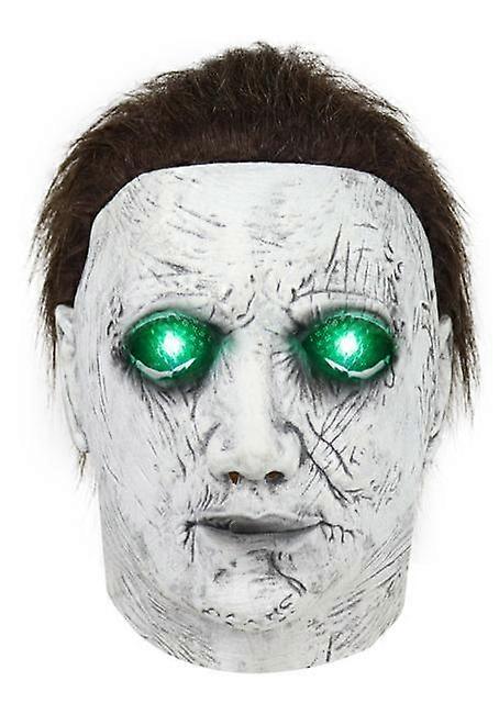 Terror Halloween Michael Myers Masks With LED Glow Horror Latex Full ...