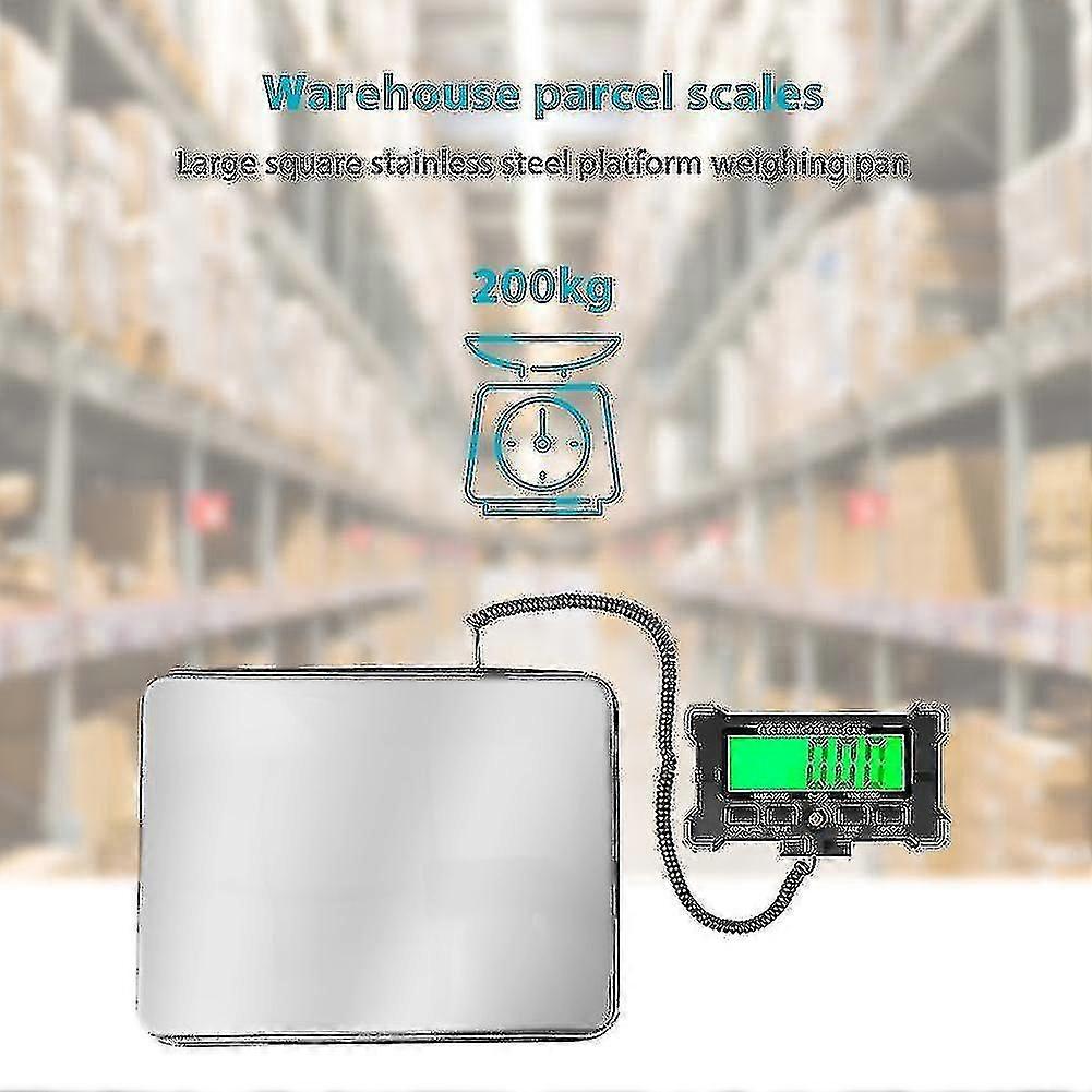 Portable 200kg Electronic Parcel Scale Stainless Steel Large Platform ...