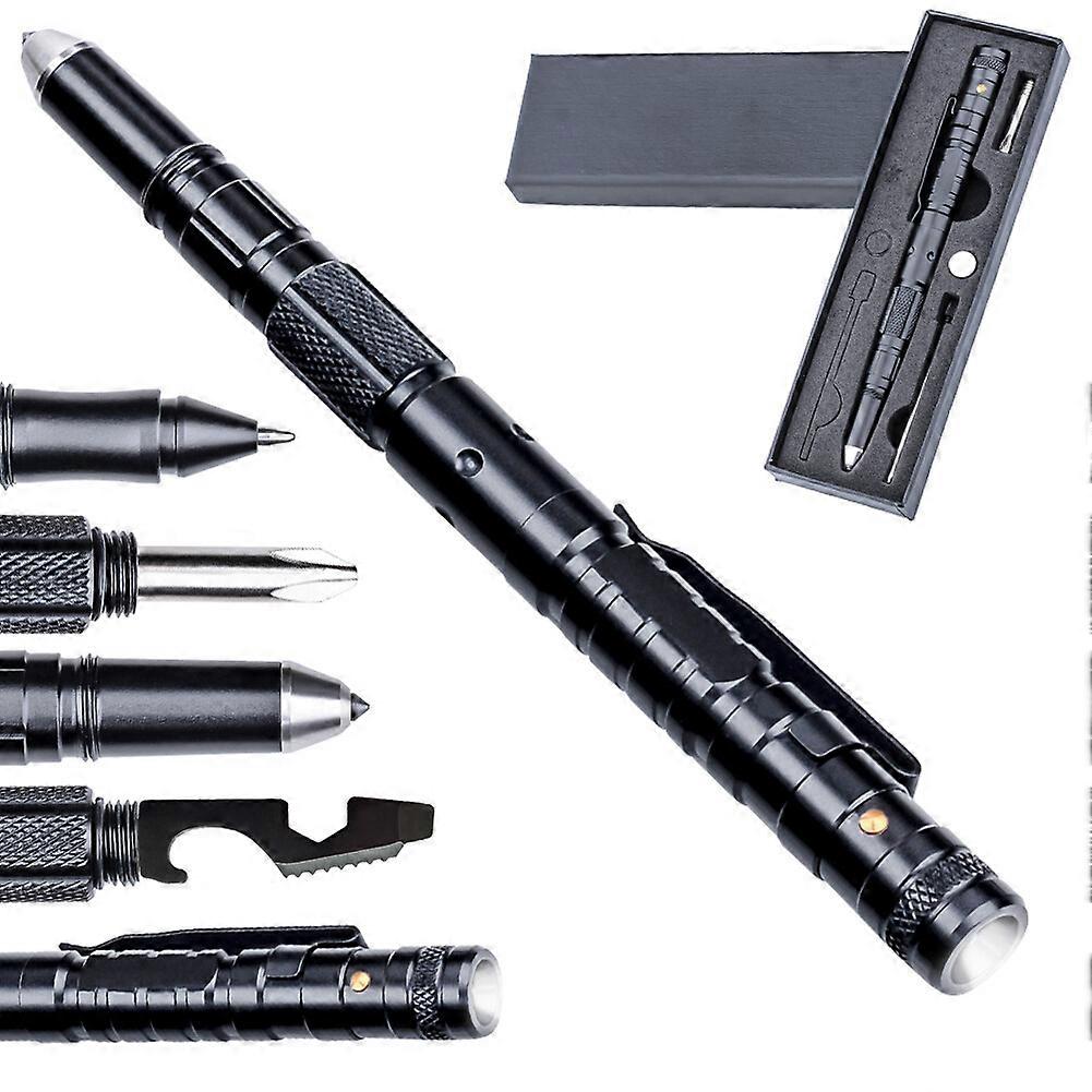 2023 New Hot Tactical Pen with Multitool, LED Flashlight & Gift Box - Portable Self-defense Tool ...
