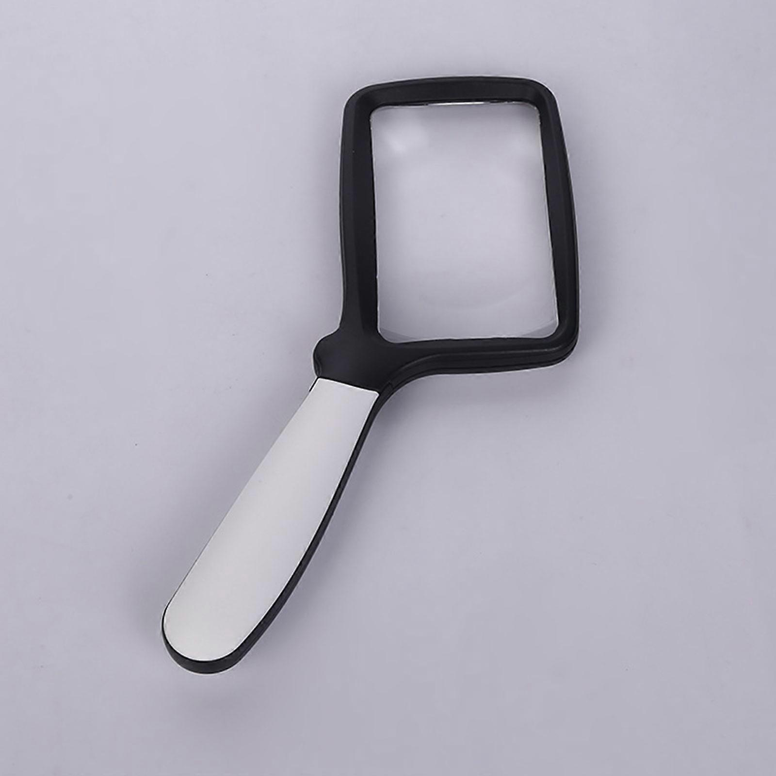 Rectangle Reading Magnifier with 5 LED Light for Seniors Newspaper ...