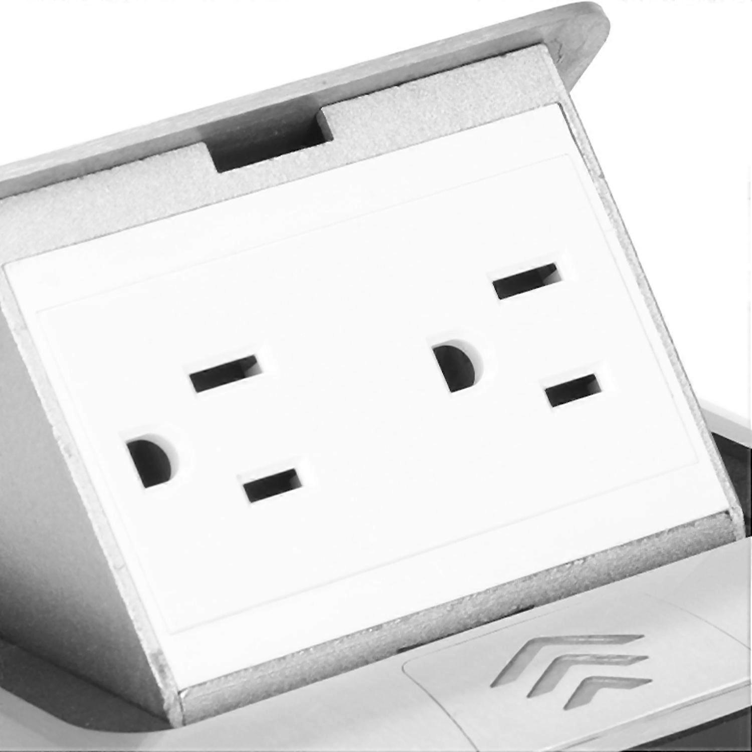 Concealed Recessed Socket Aluminum Alloy PC Desktop Outlet for ...