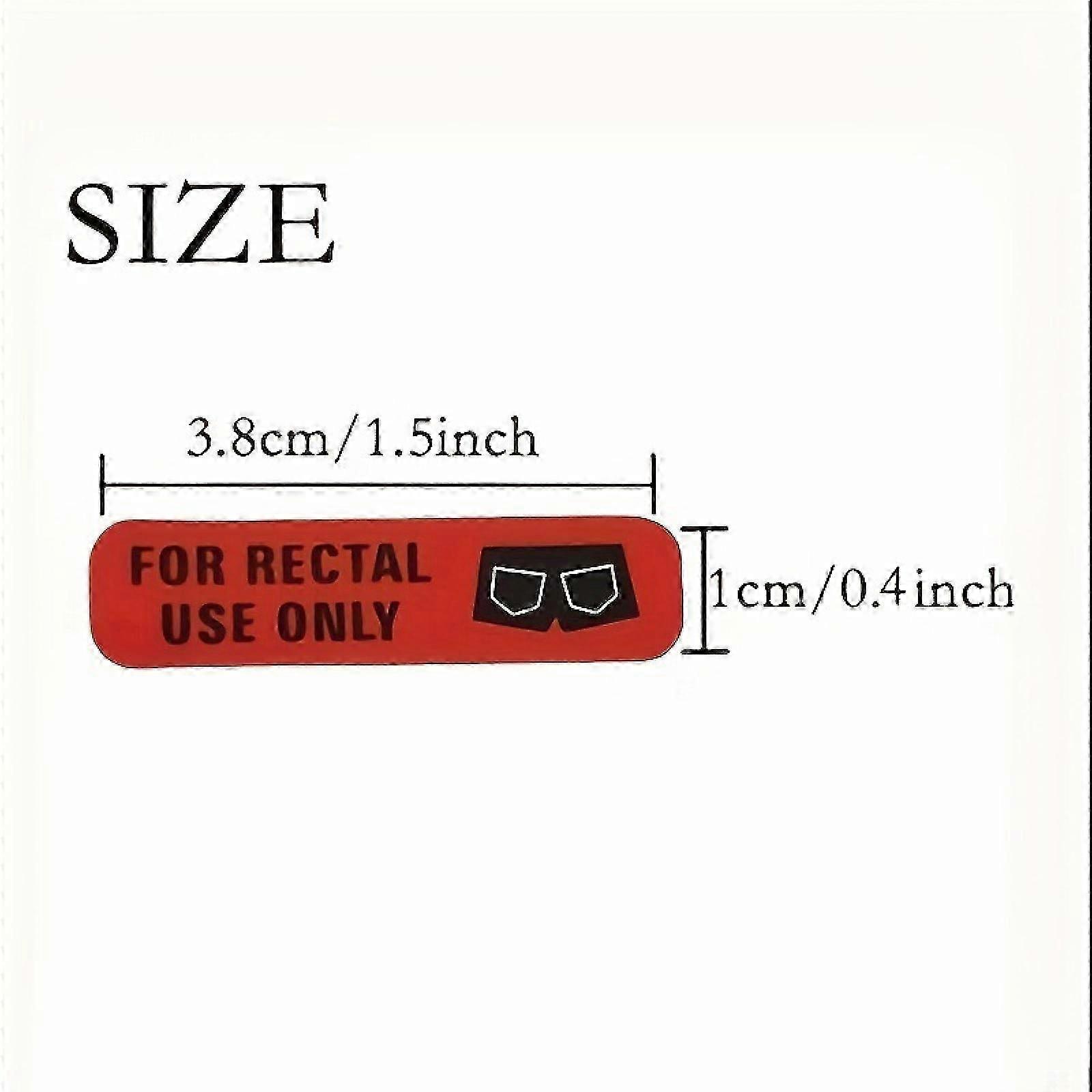 500Pcs For Rectal Use Only Stickers, Rectal Label Prank Stickers, Funny ...