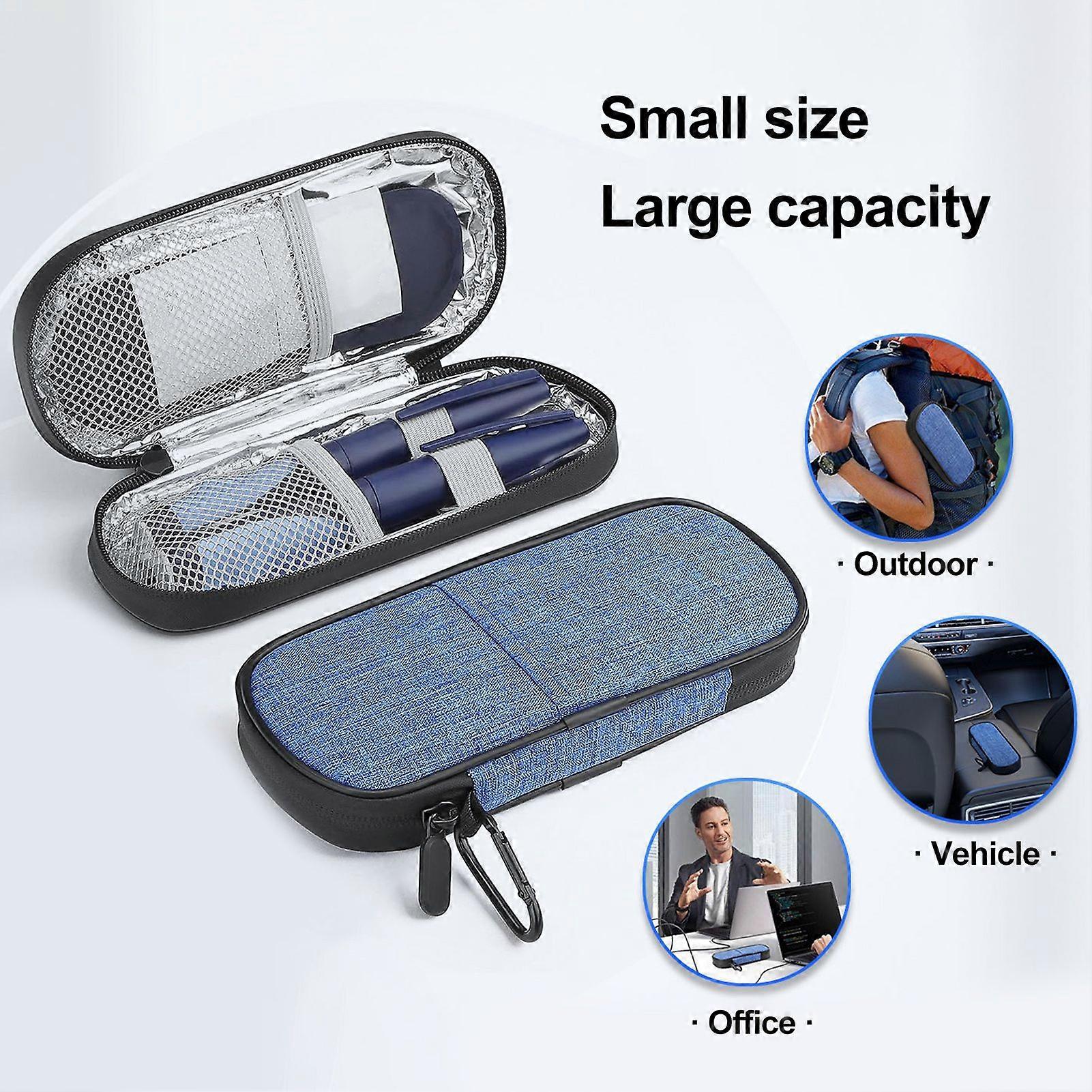Insulin Pen Cooler Travel Case Large Capacity Insulin Travel Case Heat ...