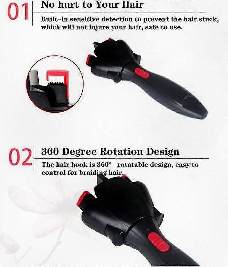 Automatic Hair Braiding Tool for Quick DIY Twists - Electronic Braider ...
