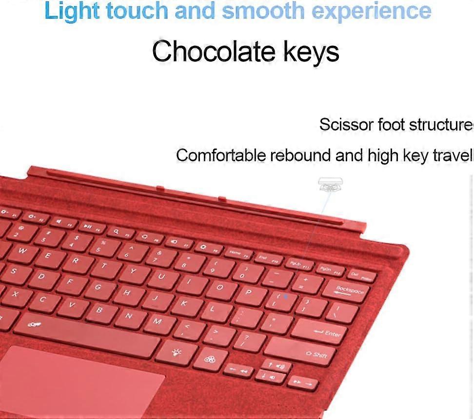 Microsoft Surface Pro Keyboard - Ultra-Slim Bluetooth 5.1 Backlit ...