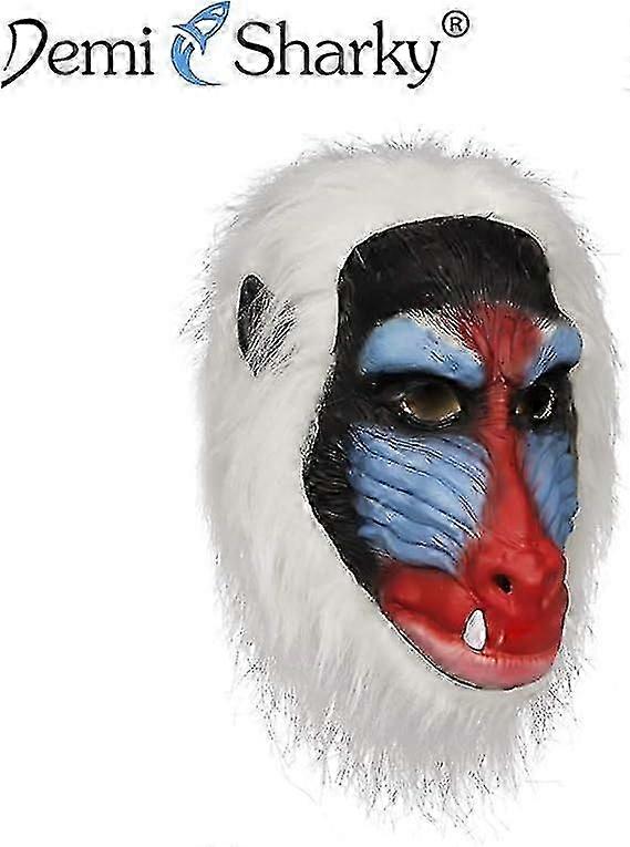 Adult Animal Baboon Head Mask, Halloween Jungle Chimp Gorilla Monkey ...