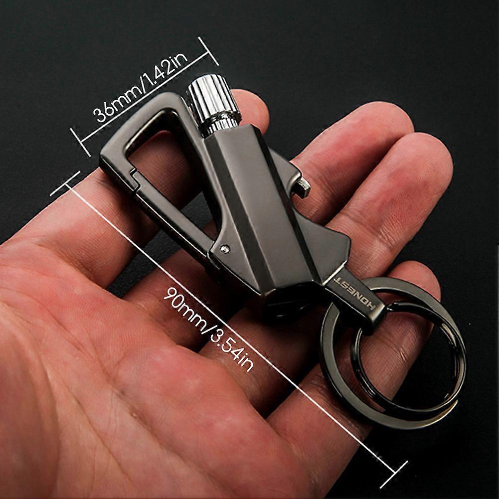 Matchstick Fire Starter Keychain Bottle Opener, Permanent Metal Match ...