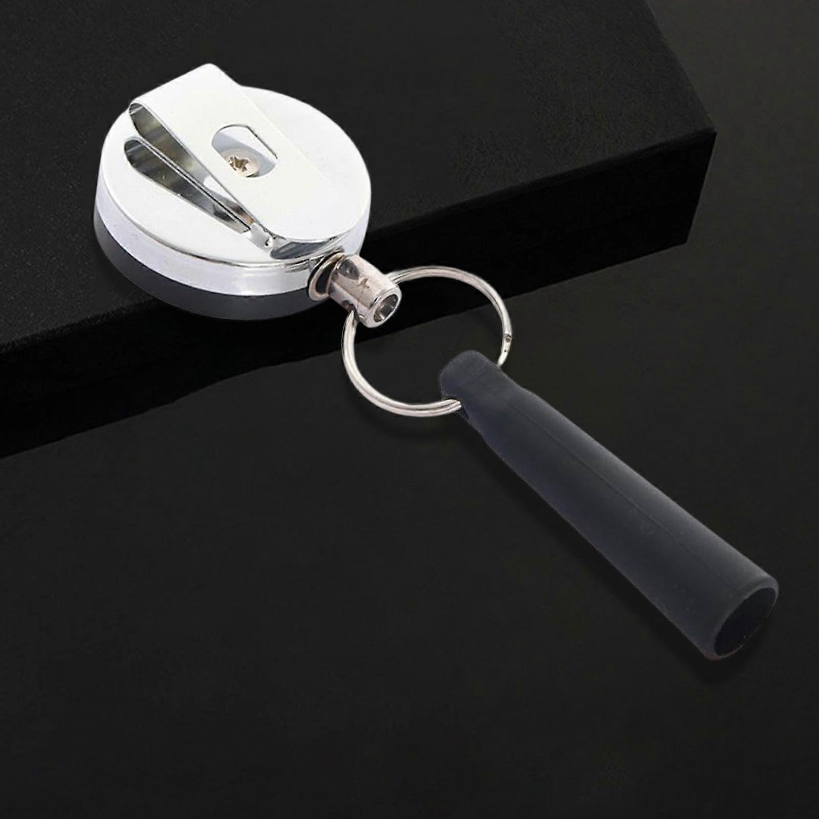 Secure Key Reel with Retractable Wire for Pens And Keys | Fruugo UK
