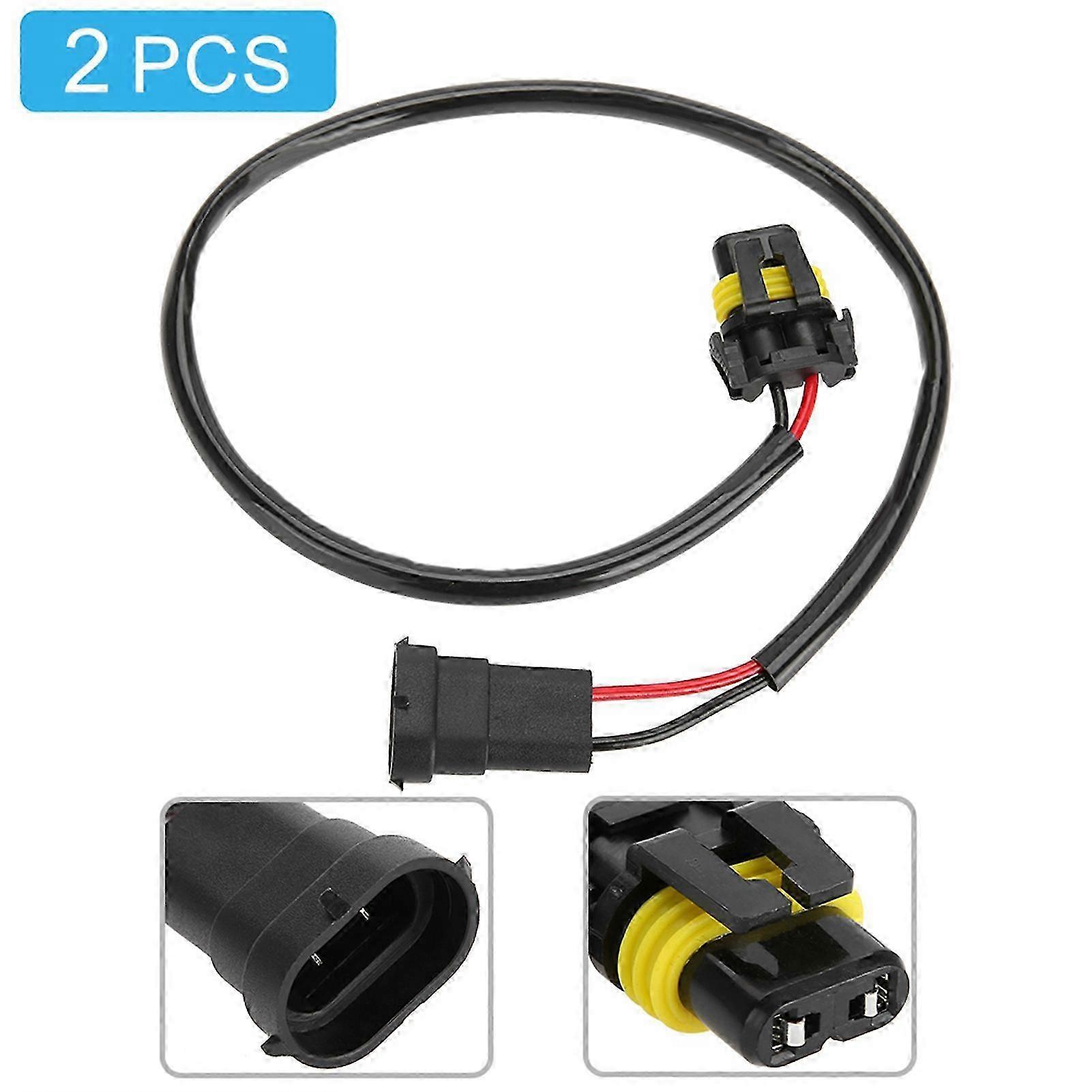 H11 9006 Headlight Fog Light Adapter Connector Cable 2pcs | Fruugo UK