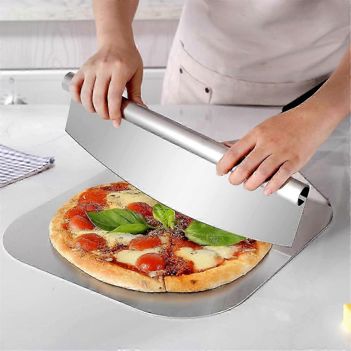 Pizza Küreği Seti ve Kesici - 12 İnç Kürek ve Pizzalar İçin ...