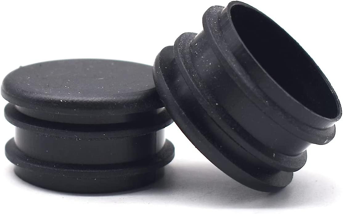 30pcs Pipe Plug Round End Cap Round Tube Ribbed Inserts End Caps ...