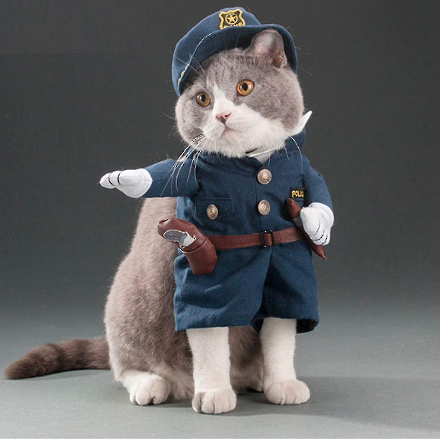 Pet Costumes, Pet Costumes Cats & Dogs Cosplay Police Funny Costumes ...