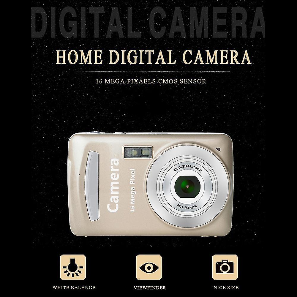 Digital Camera,portable Cameras 16 Million Hd Pixel Compact Home Digital Camera For Kids Teens ...