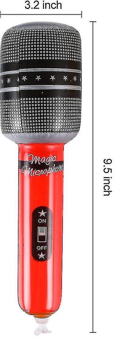 24pcs Inflatable Microphones For 80s 90s Party Decorations - 80s 90s ...
