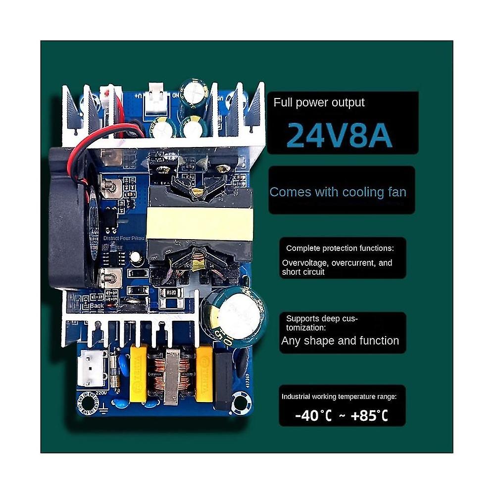 24v 8a Isolation Switch Power Module Ac-dc Step-down Module 220v To 24v ...