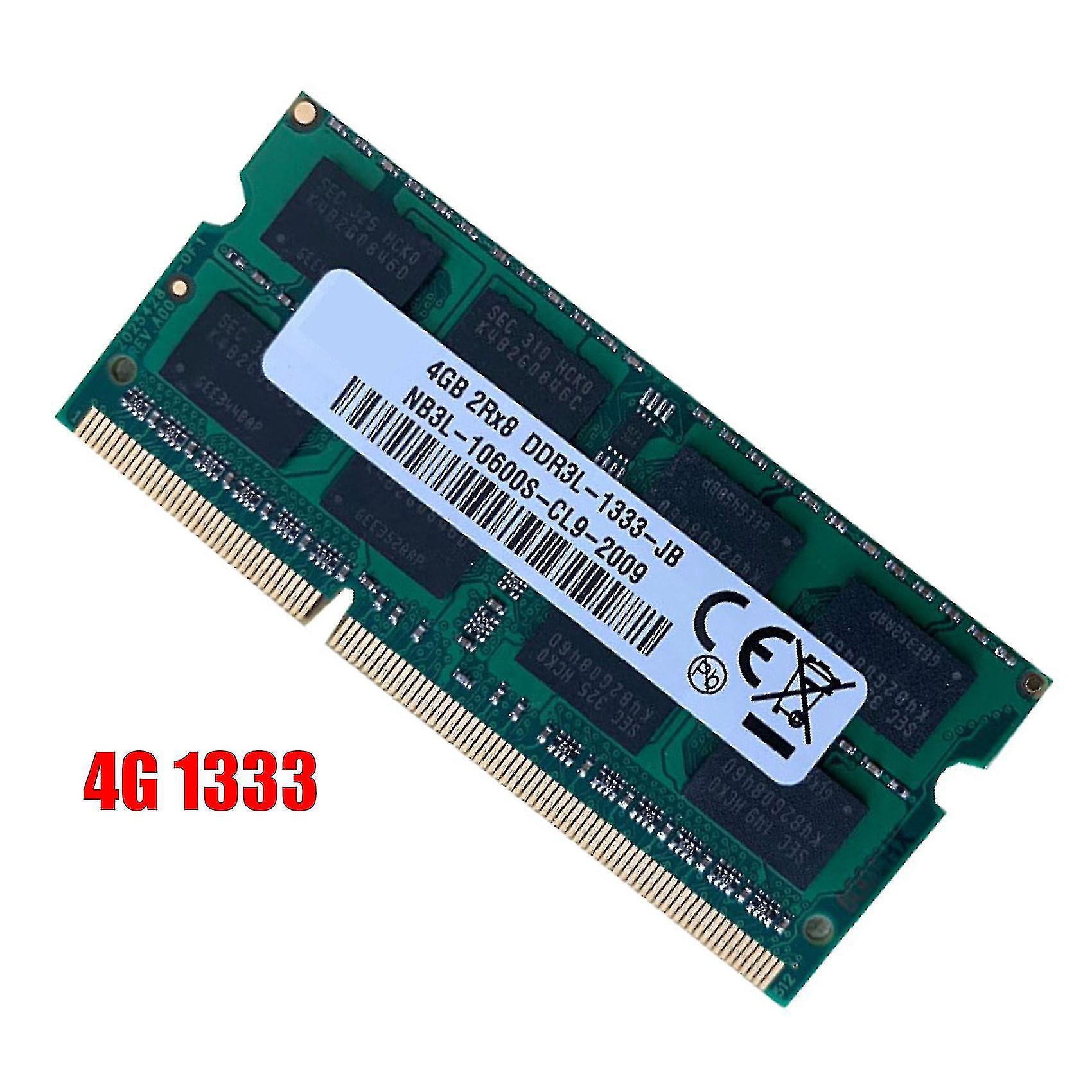 Ddr3 4gb Laptop Ram Memory 1333mhz Pc3-10600 204 Pins Sodimm Support ...