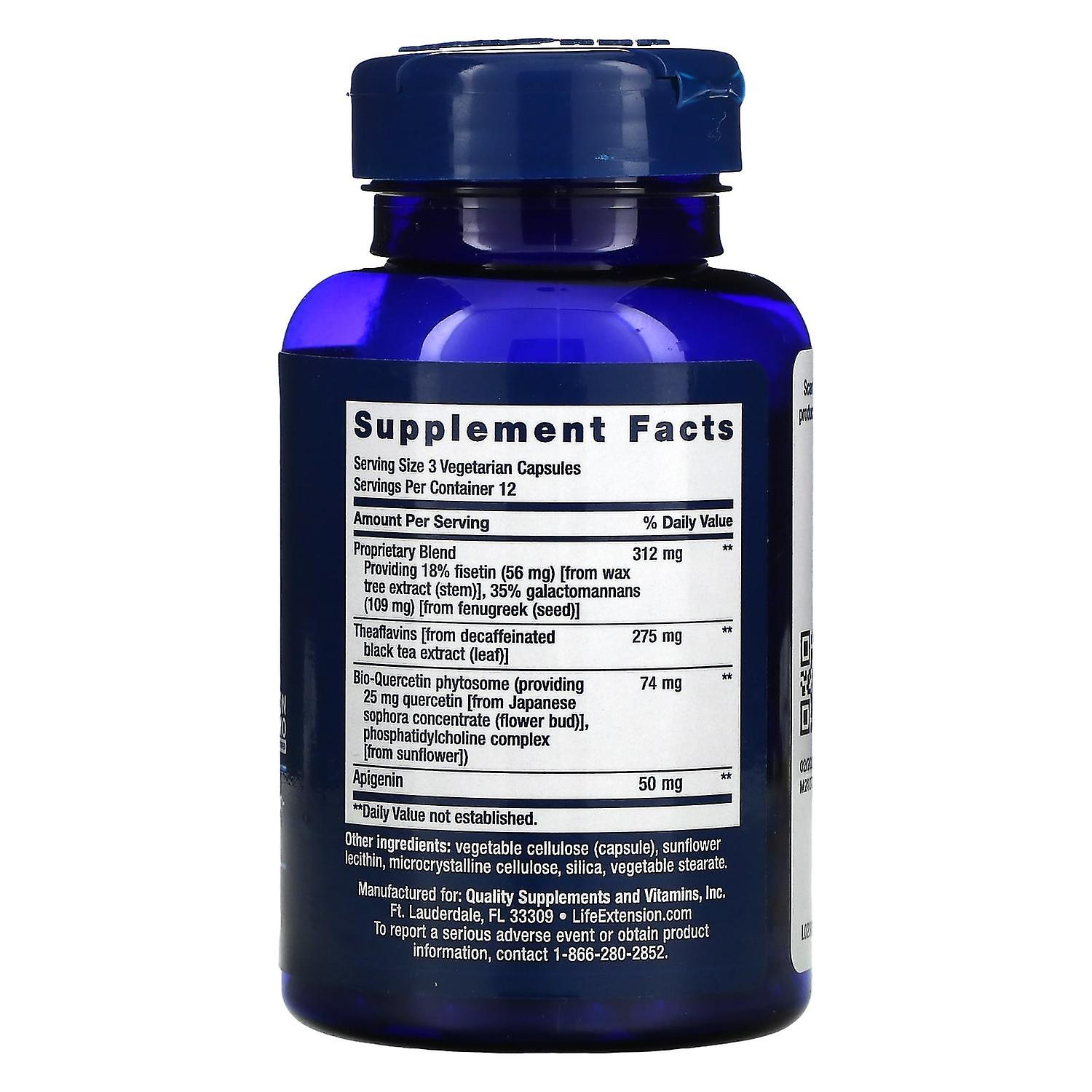 Life Extension, Senolytic Activator, 36 Vegetarian Capsules | Fruugo UK