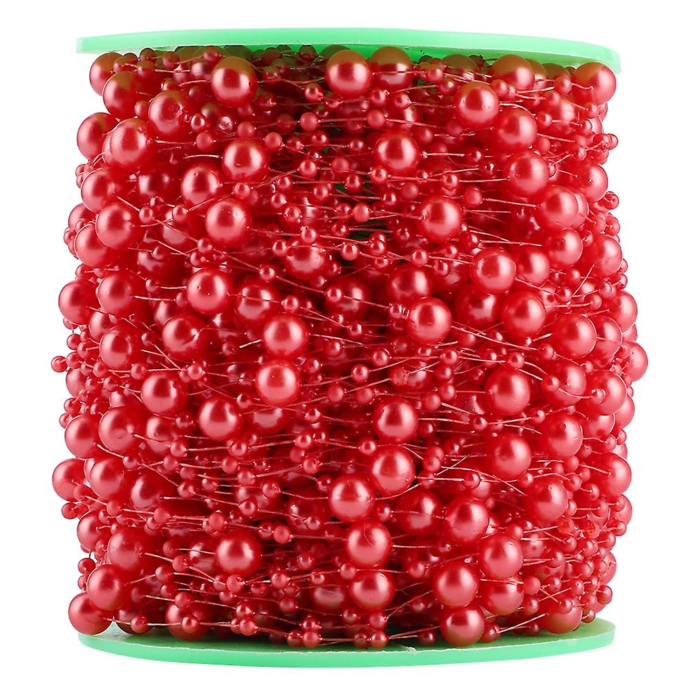 Faux Pearl Bead String Artificial Beading Accessories DIY Bouquet ...