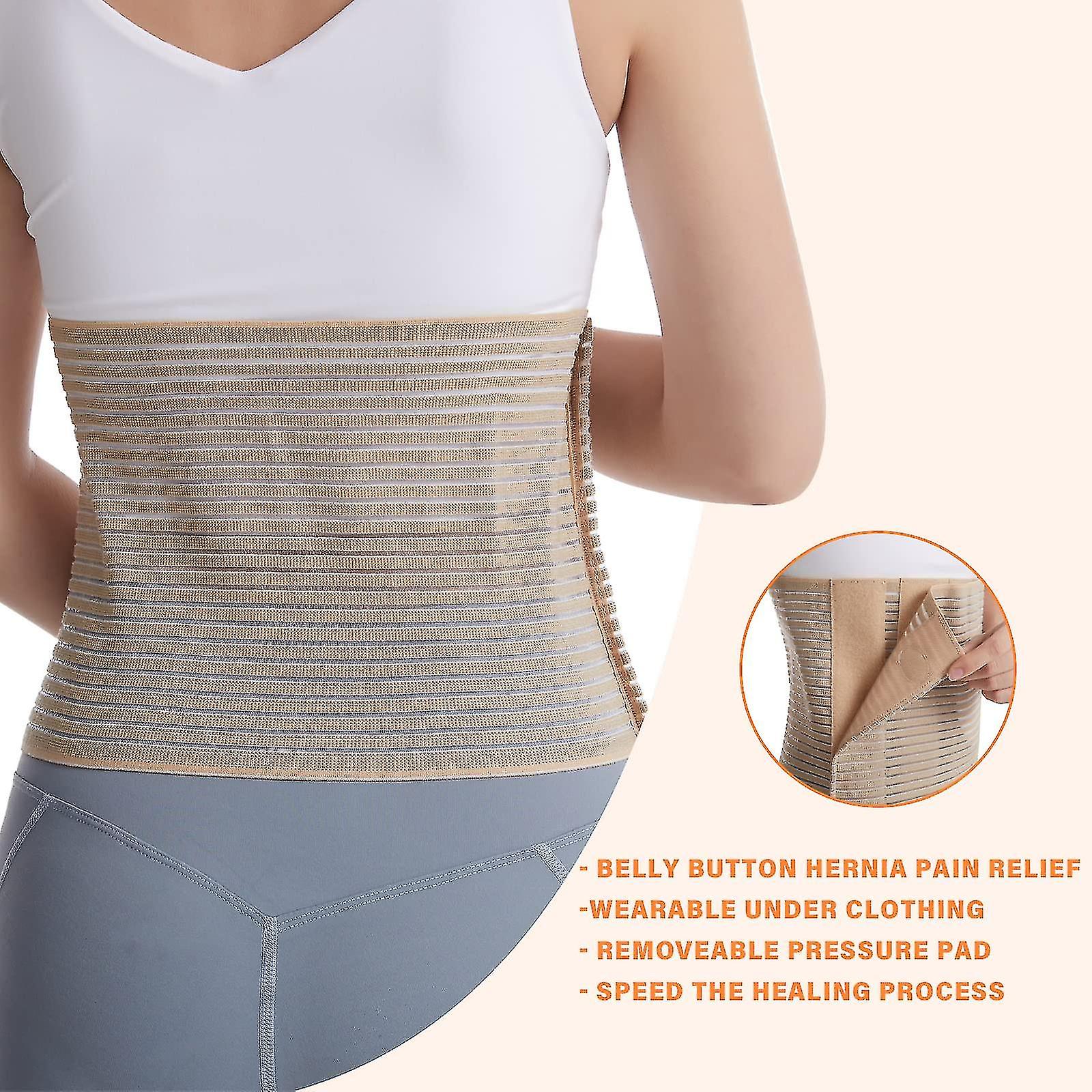 Navelbråck Support Belt I lindrar smärta och obehag för navel, navelbuk ...