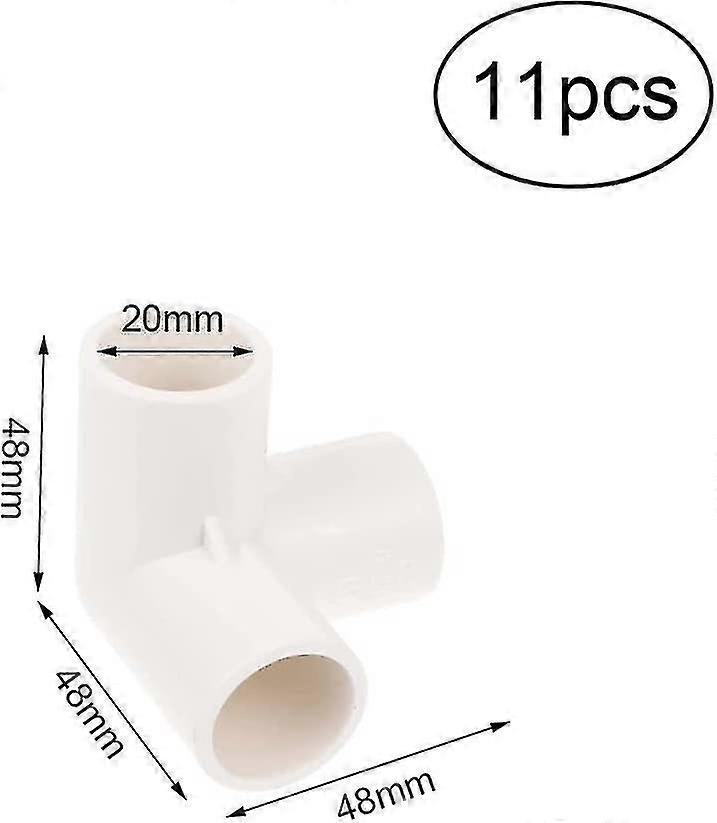 3 Way Inner Diameter 20mm Pvc Fittings 3-way Elbow Pvc Fitting ...
