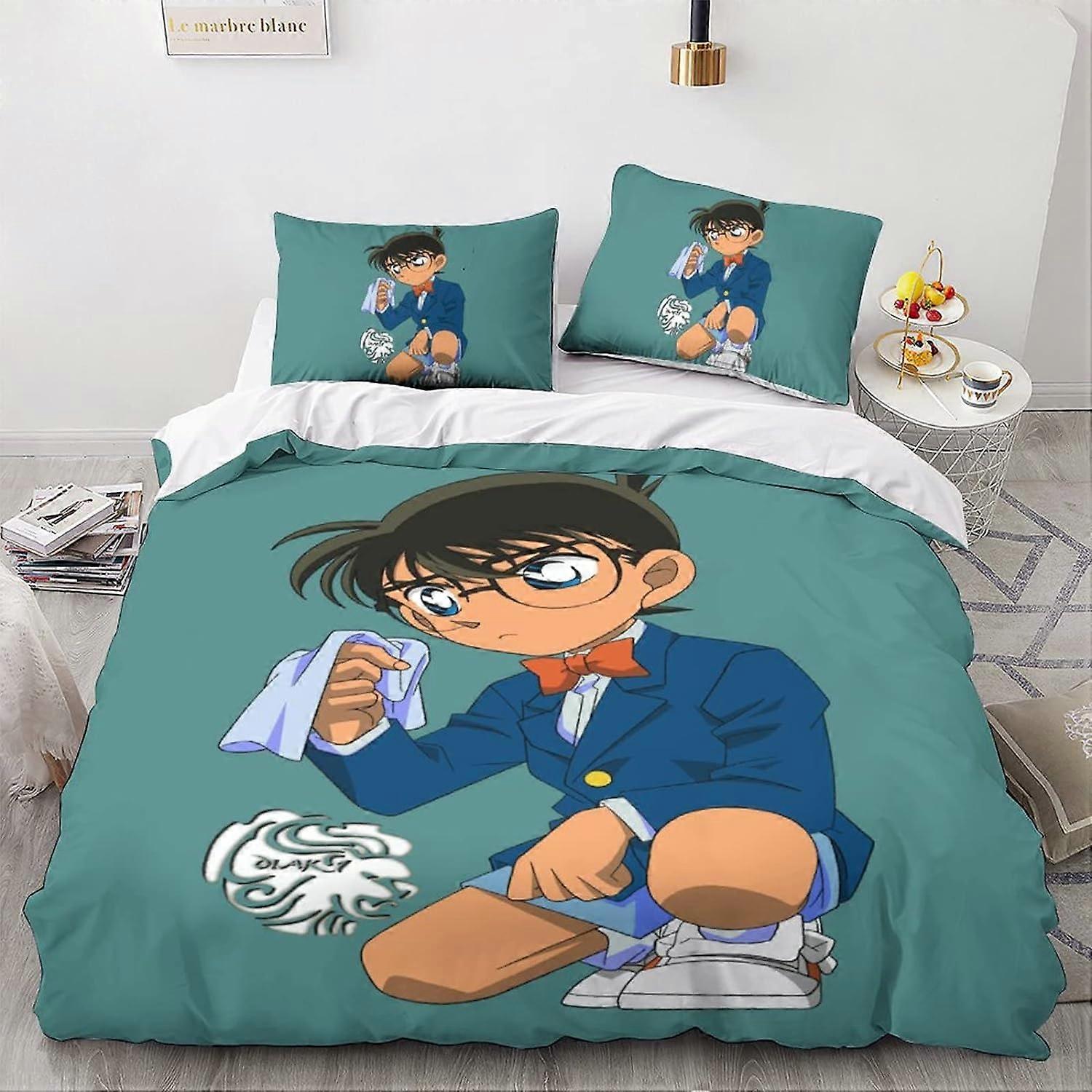Detective Conan Duvet Cover Three-Piece Suit and Quilt Set Conan ...