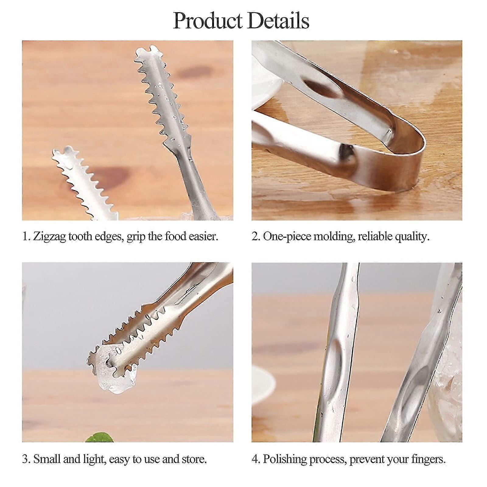 14 Pcs Ice Sugar Tongs, Stainless Steel Tongs Mini Serving Tongs, Small ...