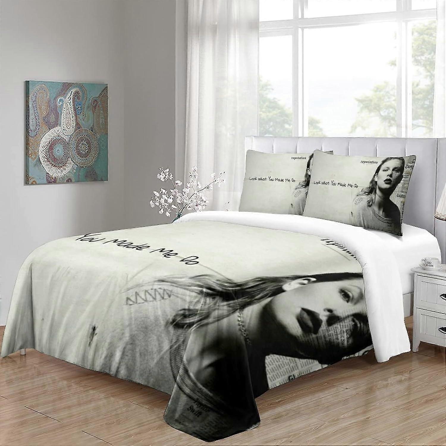 Taylor Comforter Set 3D American Singer Bedding Set Duvet Cover Set and ...