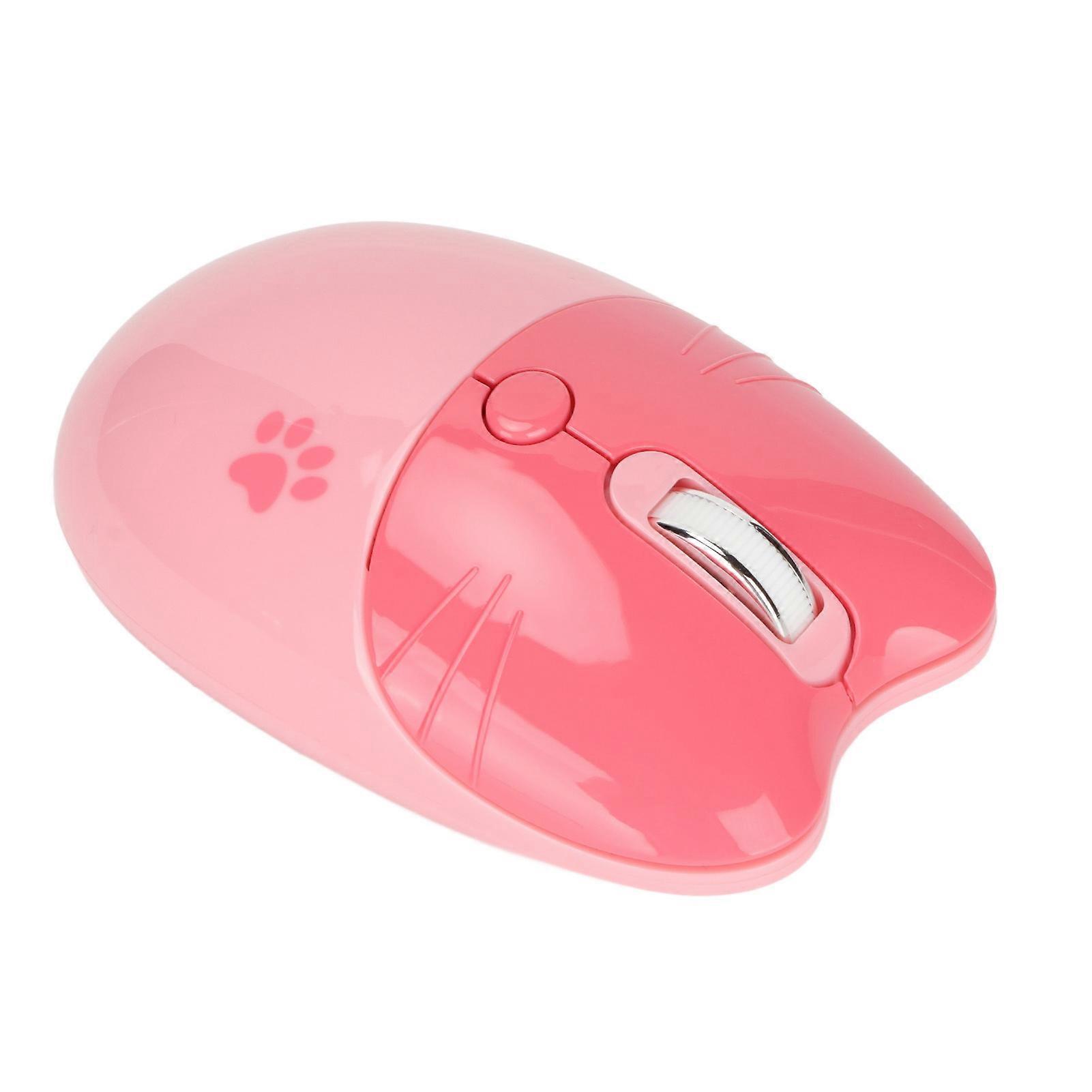 Wireless Mouse Cute Cartoon Cat Paw 2.4G Dual Mode Computer Tablet ...
