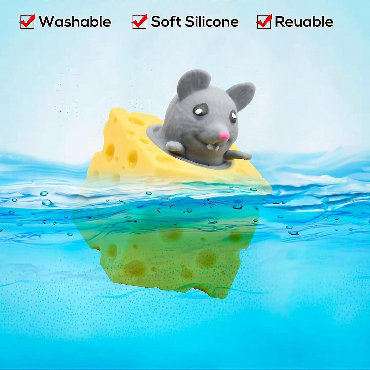 3 Pack Fidget Sensory Toys, Squeeze Toys, Cheese, Decompression, Mouse ...