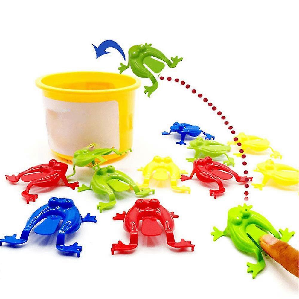 Kids 30pcs Jumping Frog Action Toys Bounce Fidget Toys,creative Stress ...