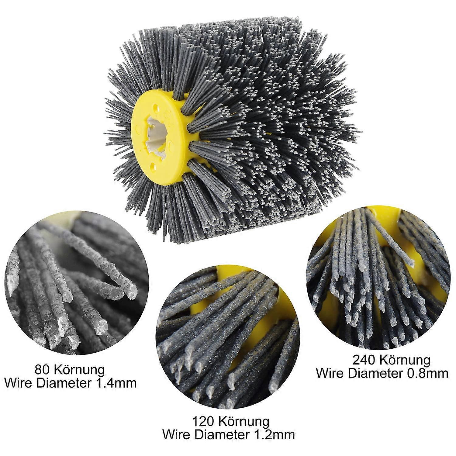 Abrasive Brushes #120 Polishing Wheel Abrasive Wire Wheel Diameter ...