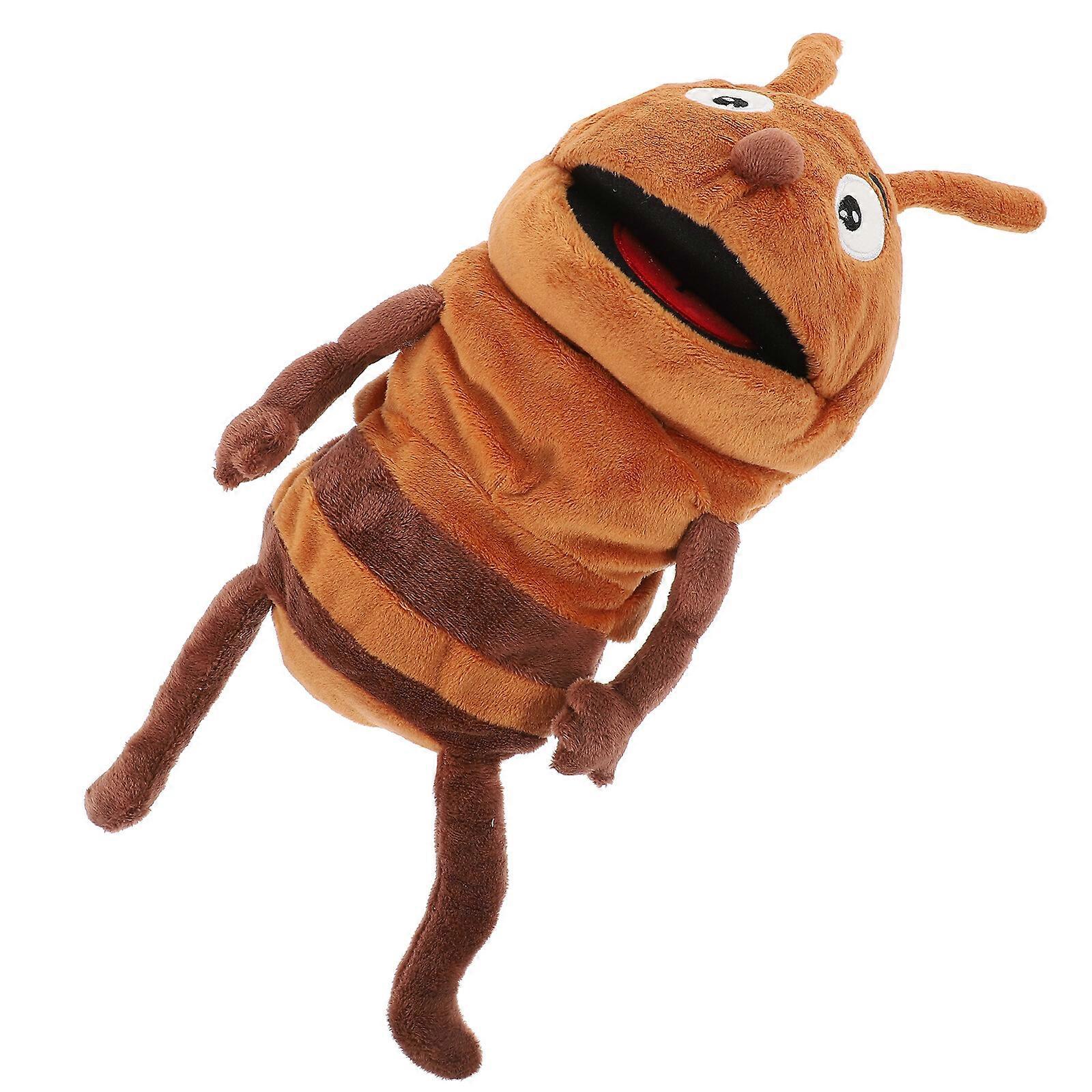 Storytelling Hand Puppet Plush Ant Hand Puppet Cartoon Insect Hand ...