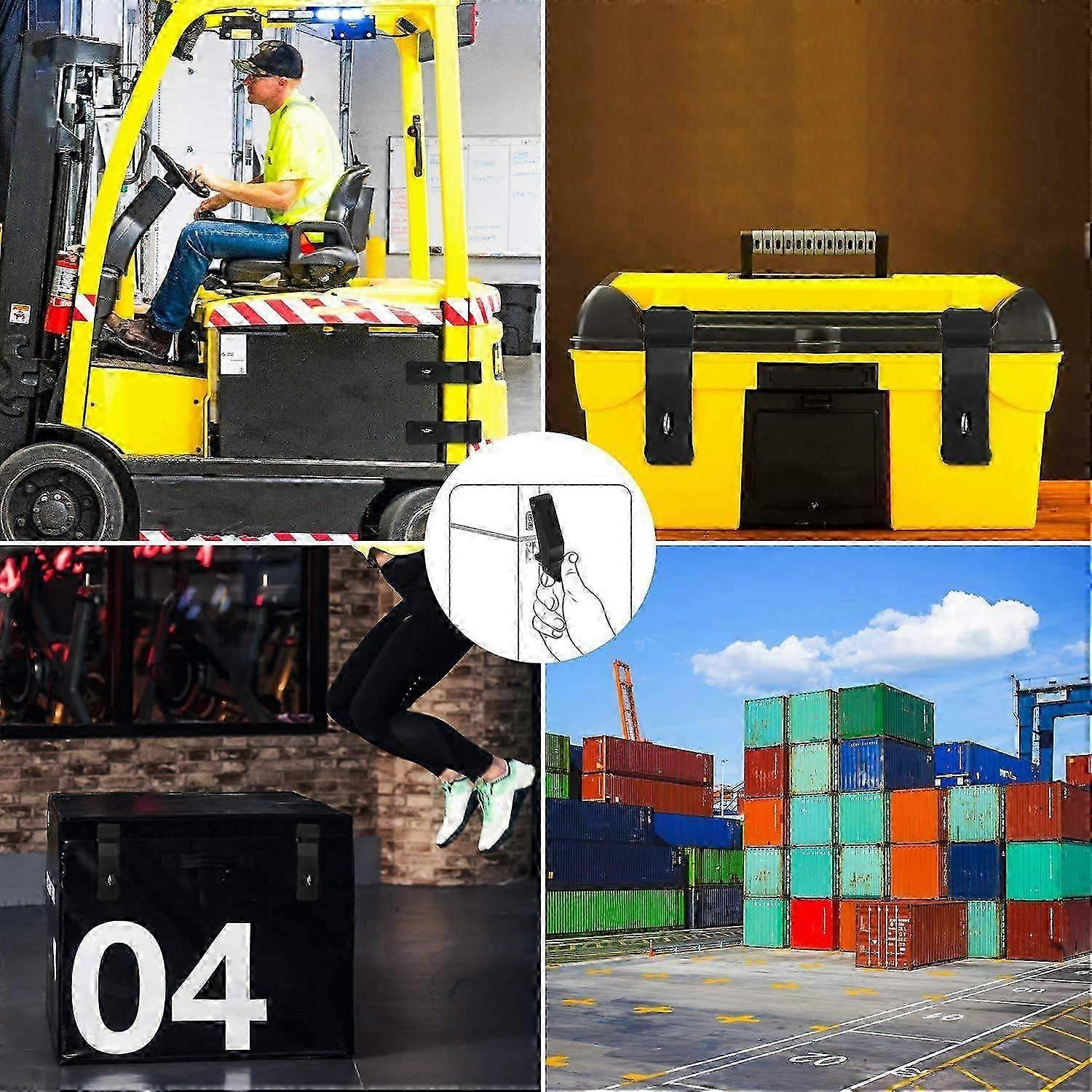 4X Flexible Soft Black Rubber Draw Latch for Cooler, Boat Compartment ...