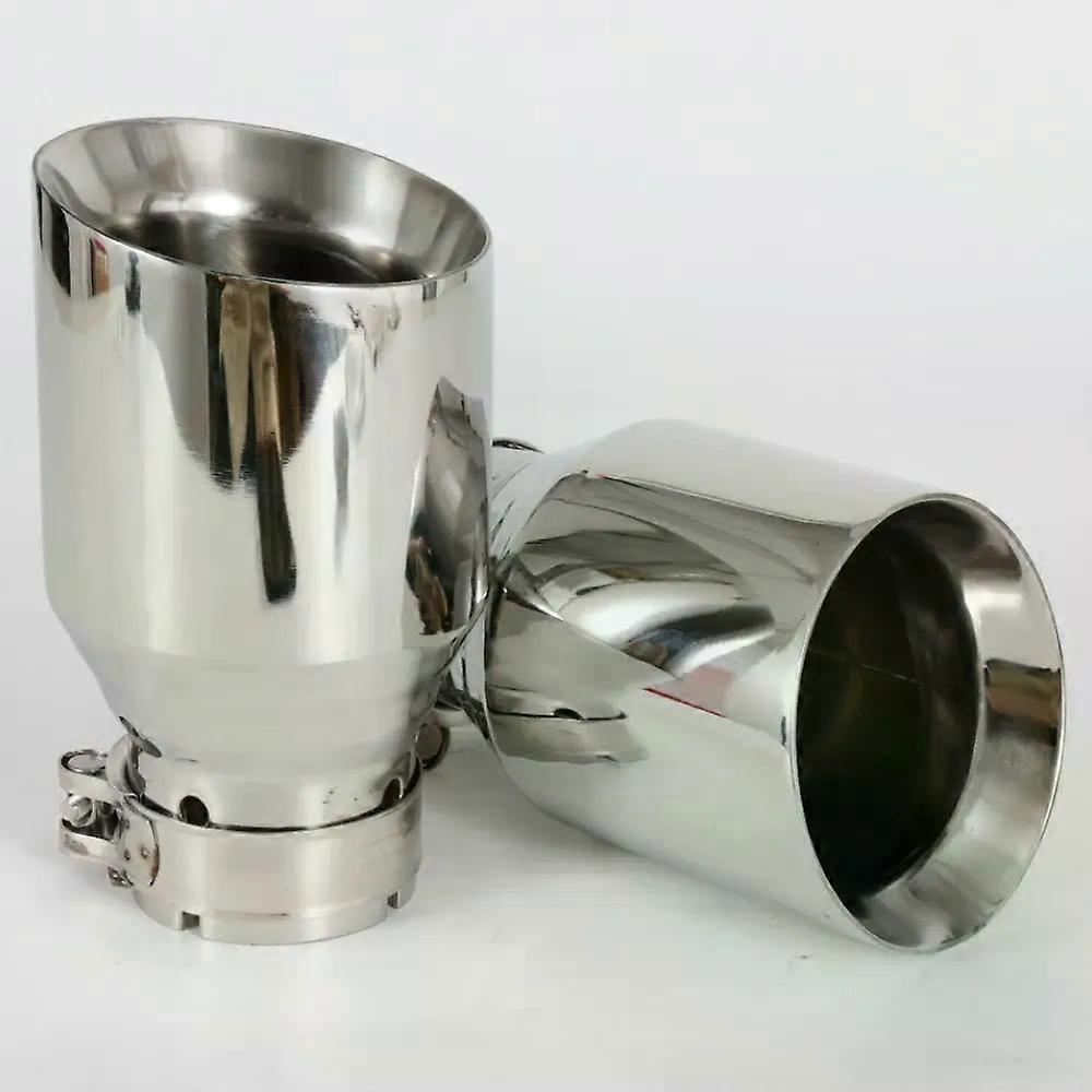 1 Piece Exhaust Racing Exhaust Tip Stainless Steel Universal Tail Pipe ...