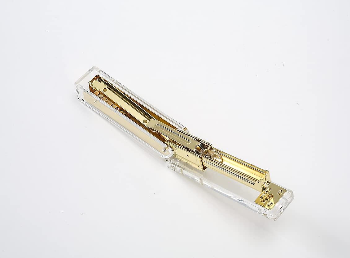 Acrylic Golden Stapler Transparent Metal Stapler, Classic Modern Design ...