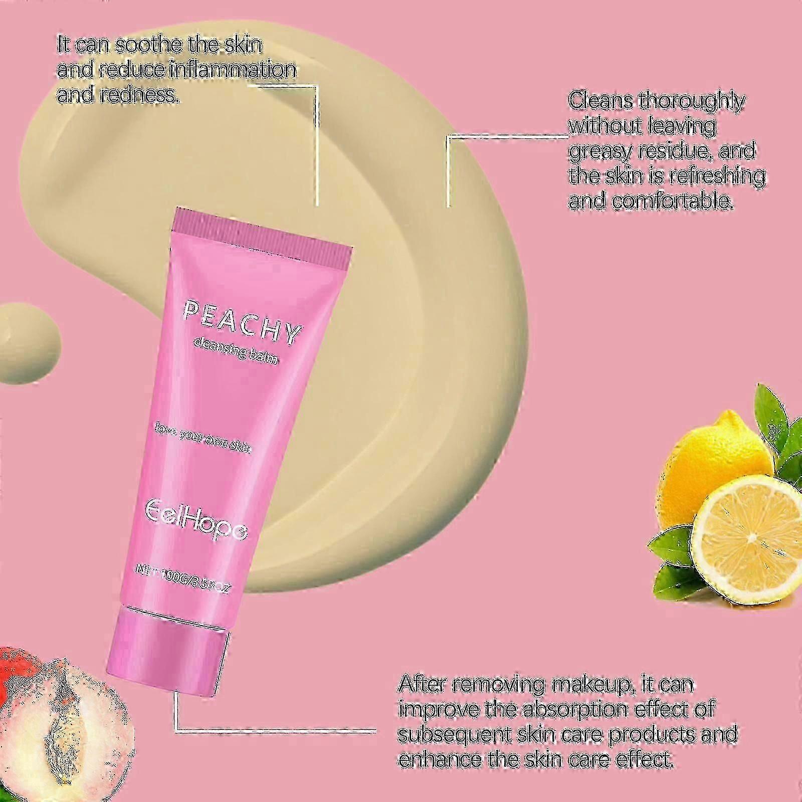 Peach Makeup Remover Cleansing Moisturizing Cleansing Cream Gentle ...